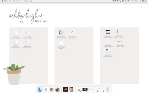 How to Create a Custom Desktop Background - Ashley Hughes Design