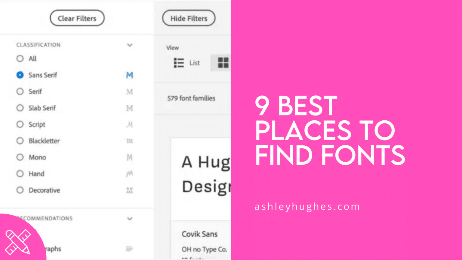9 Best Places to Find Fonts - Ashley Hughes Design